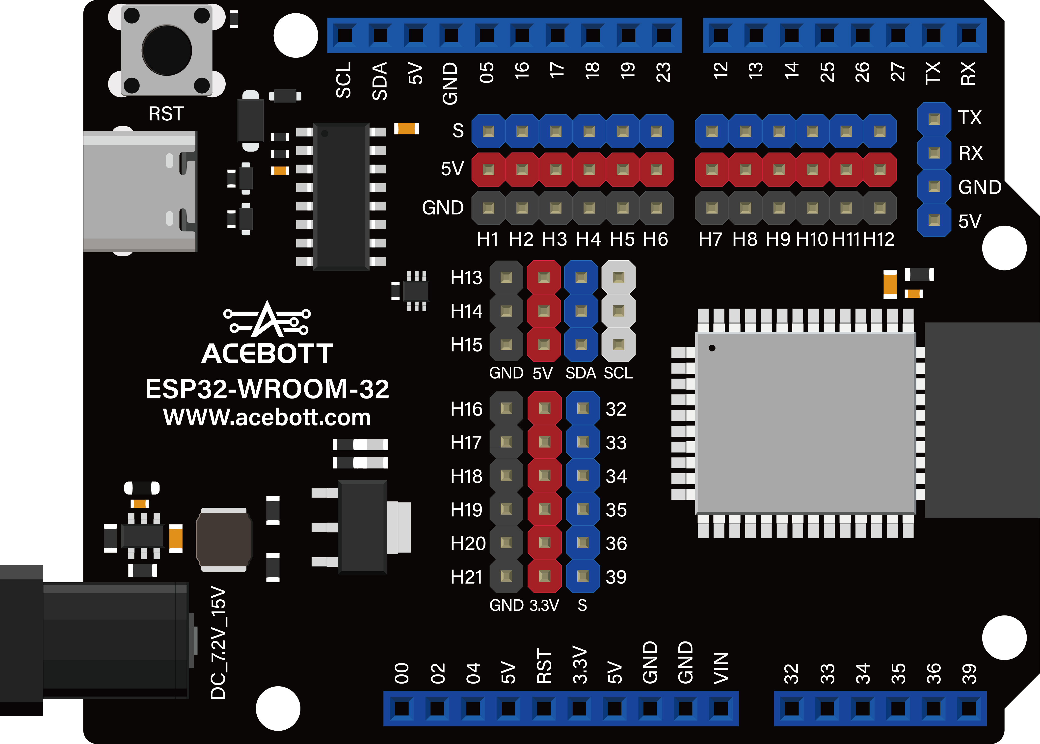 Esp32 Max V10 Controller Board — Acebott 222 Documentation
